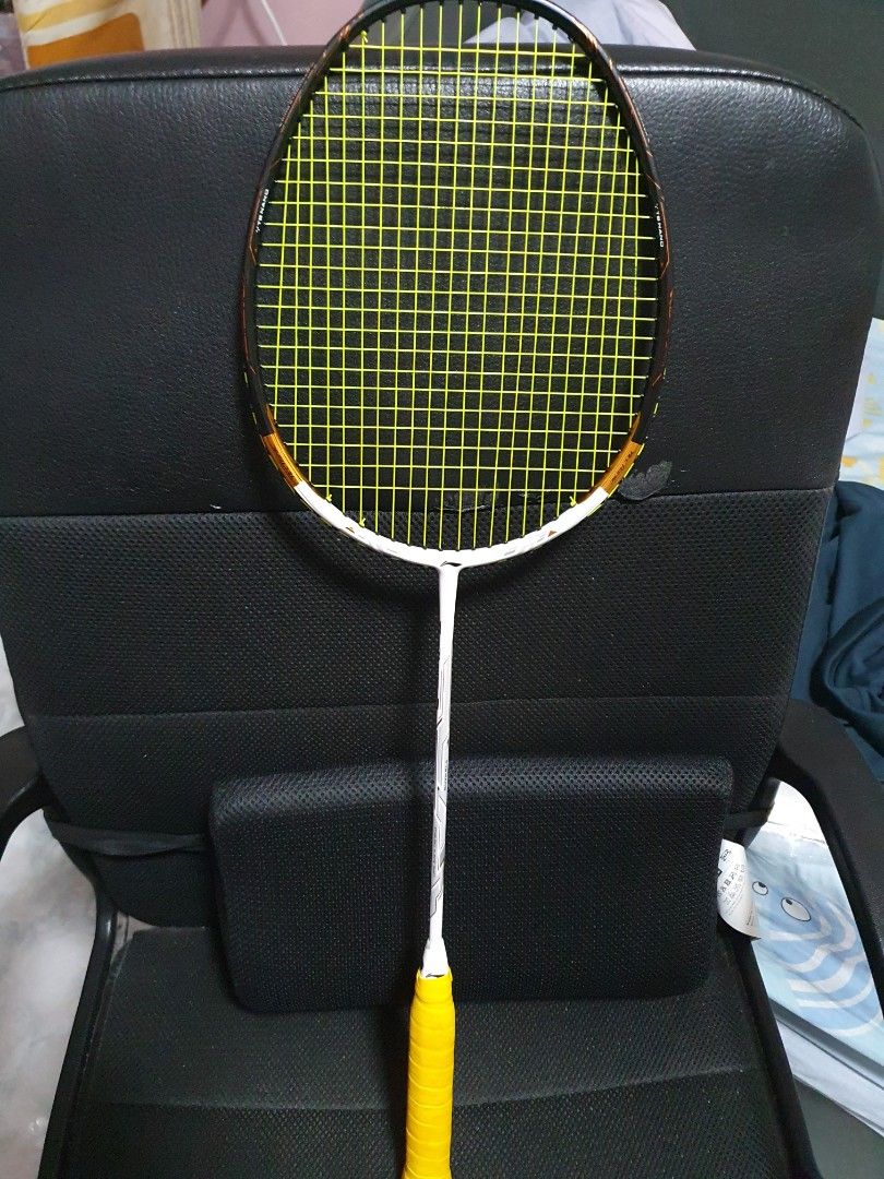 Lining tectonic 7 badminton racket, Sports Equipment, Sports & Games ...