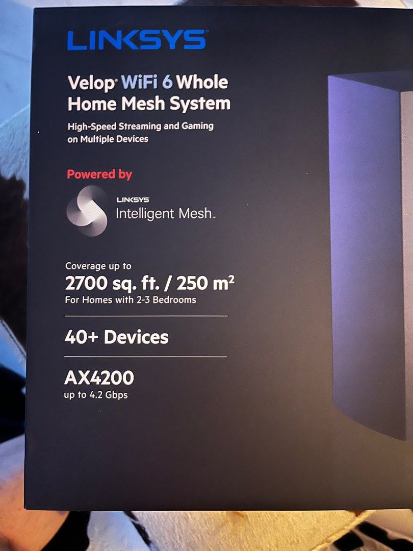 Linksys Velop AX4200 Mesh WiFi 6 System. , Computers & Tech, Parts & Accessories, Networking on ...