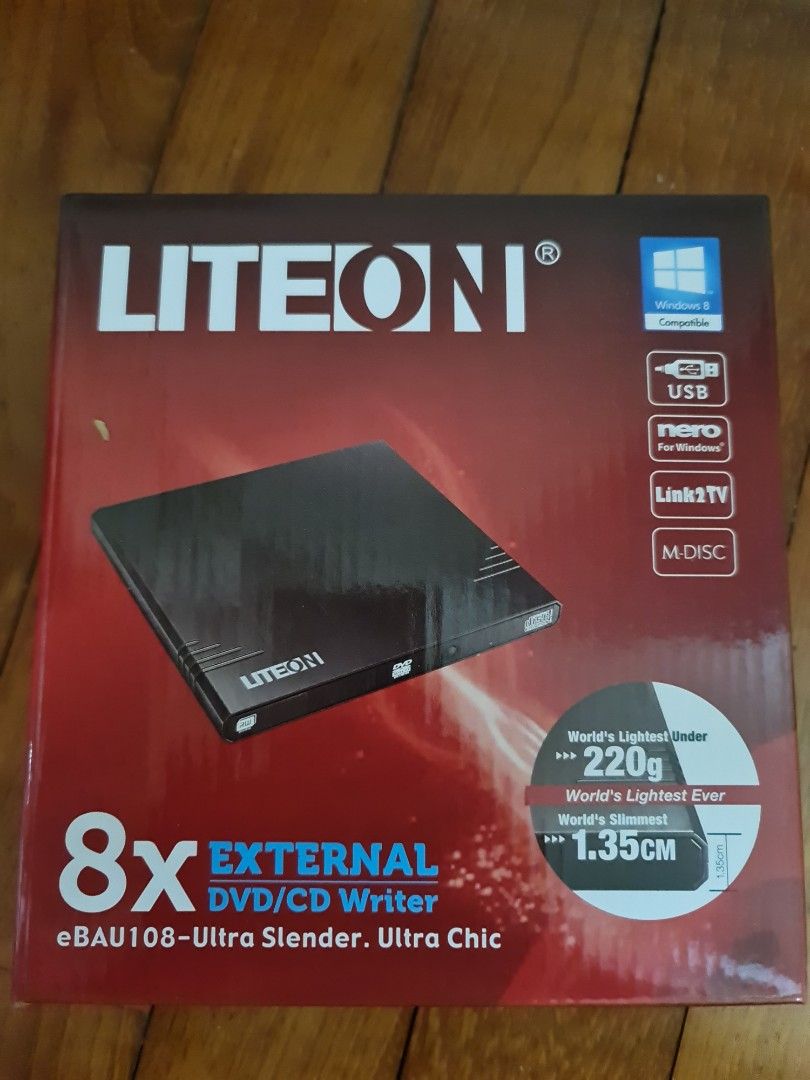 Liteon External DVD/CD Writer, Computers & Tech, Parts & Accessories ...