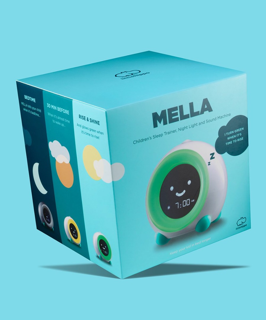 LITTLEHIPPO Mella Ready to Rise Children Sleep Trainer Alarm Clock ...