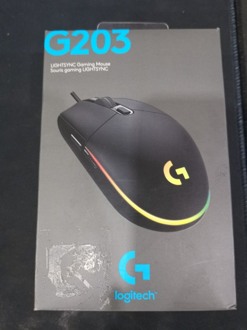 Logitech G203 mouse Lightsync, Computers & Tech, Parts & Accessories ...
