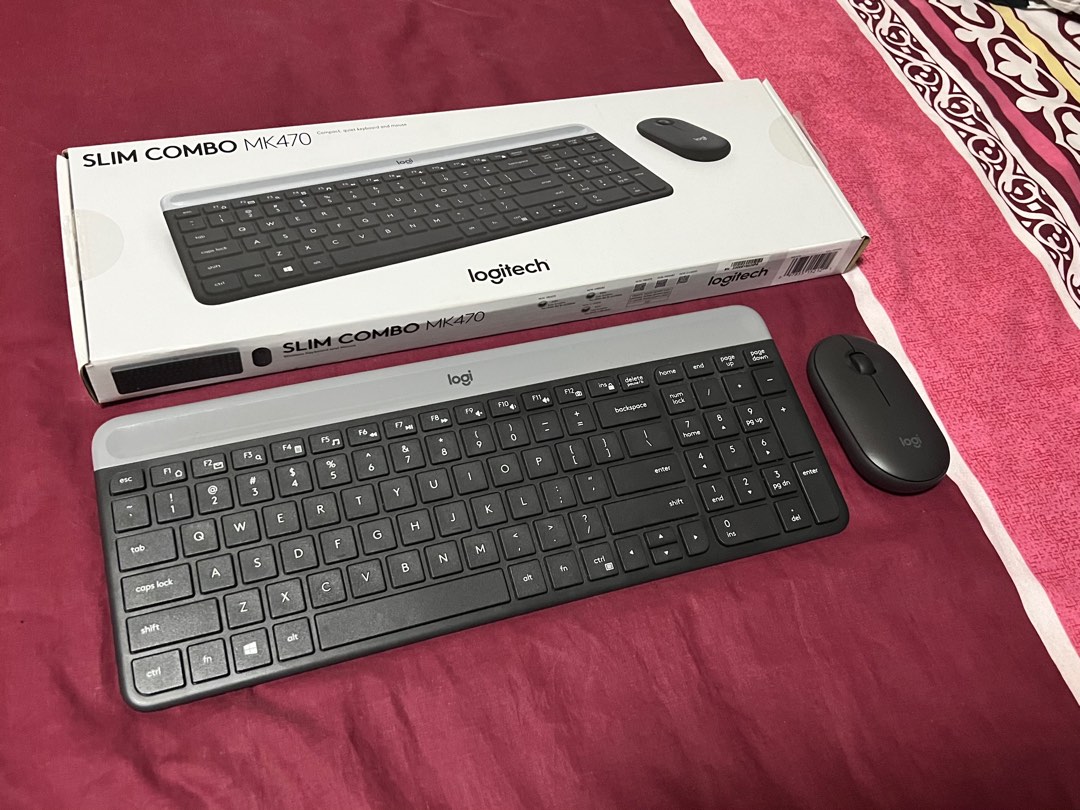 Logitech Slim Combo MK470, Computers & Tech, Parts & Accessories, Computer Keyboard on Carousell