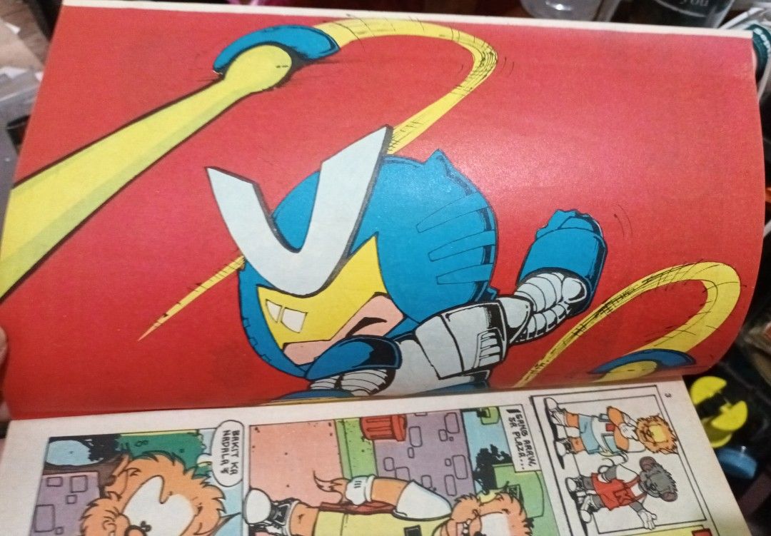 Lot of 2 Combatron characters Original Posters in Funny Komiks Issue ...