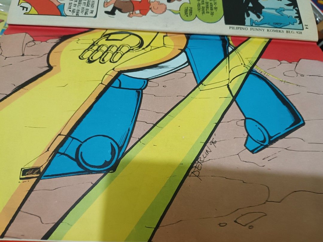 Lot of 2 Combatron characters Original Posters in Funny Komiks Issue ...