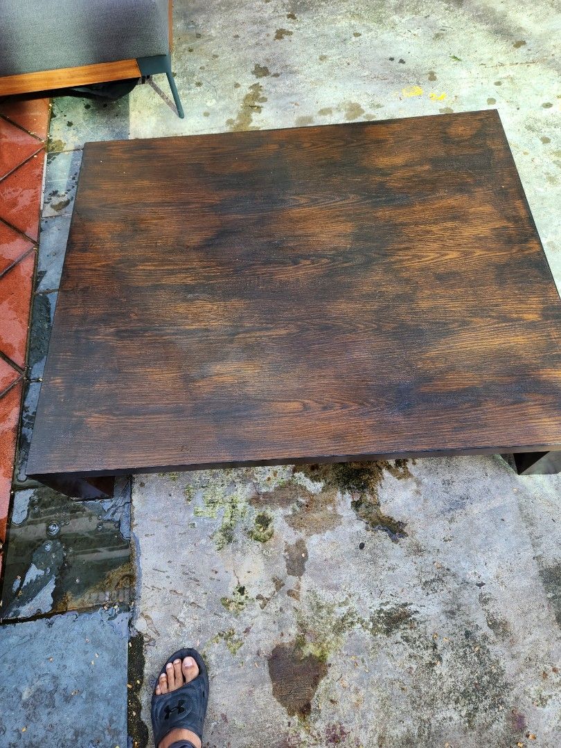 Low rise coffe table solid wood, Furniture & Home Living, Furniture ...