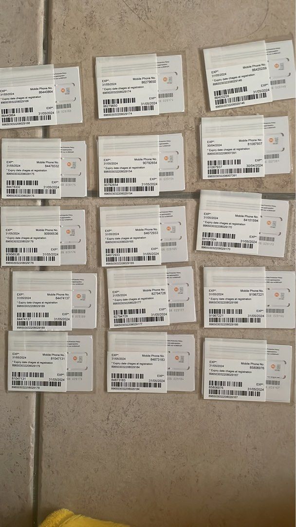 M1 MAXX PREREGISTERED TAIKONG Prepaid sim space card, Mobile Phones ...