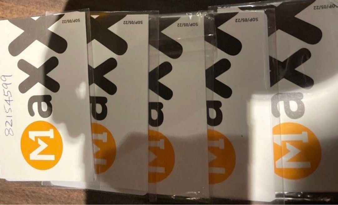 M1 MAXX PREREGISTERED TAIKONG Prepaid sim space card, Mobile Phones ...