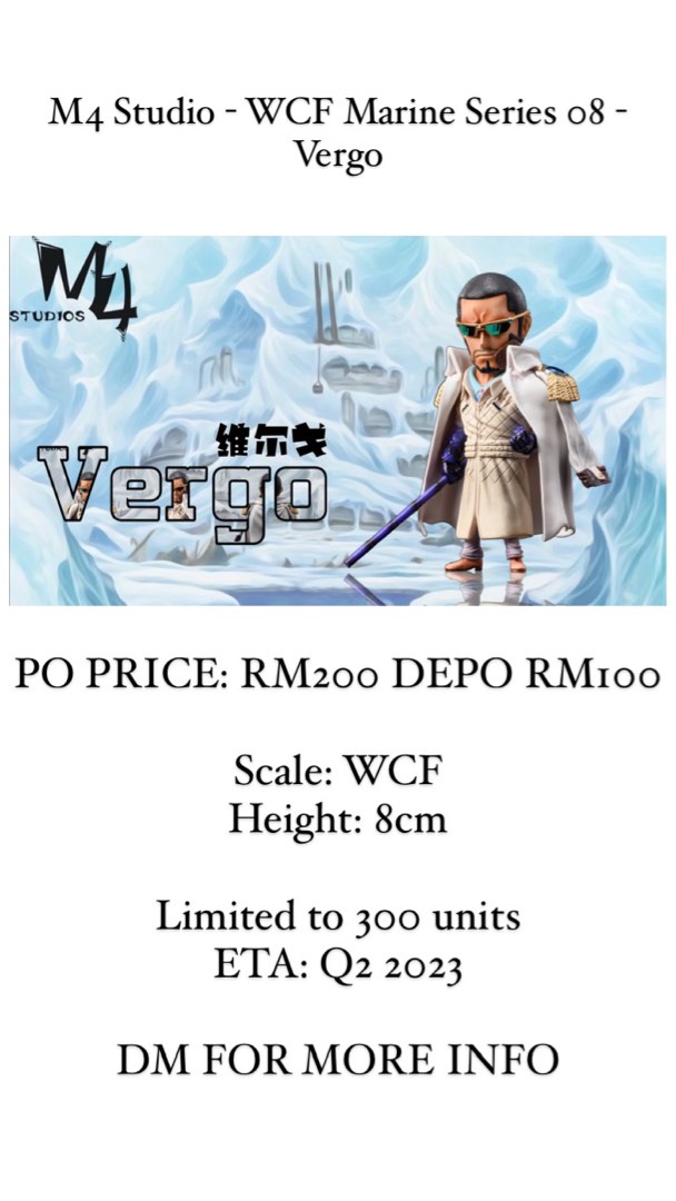 M4 Studio - WCF Marine Series 08 - Vergo, Hobbies & Toys, Toys & Games on Carousell