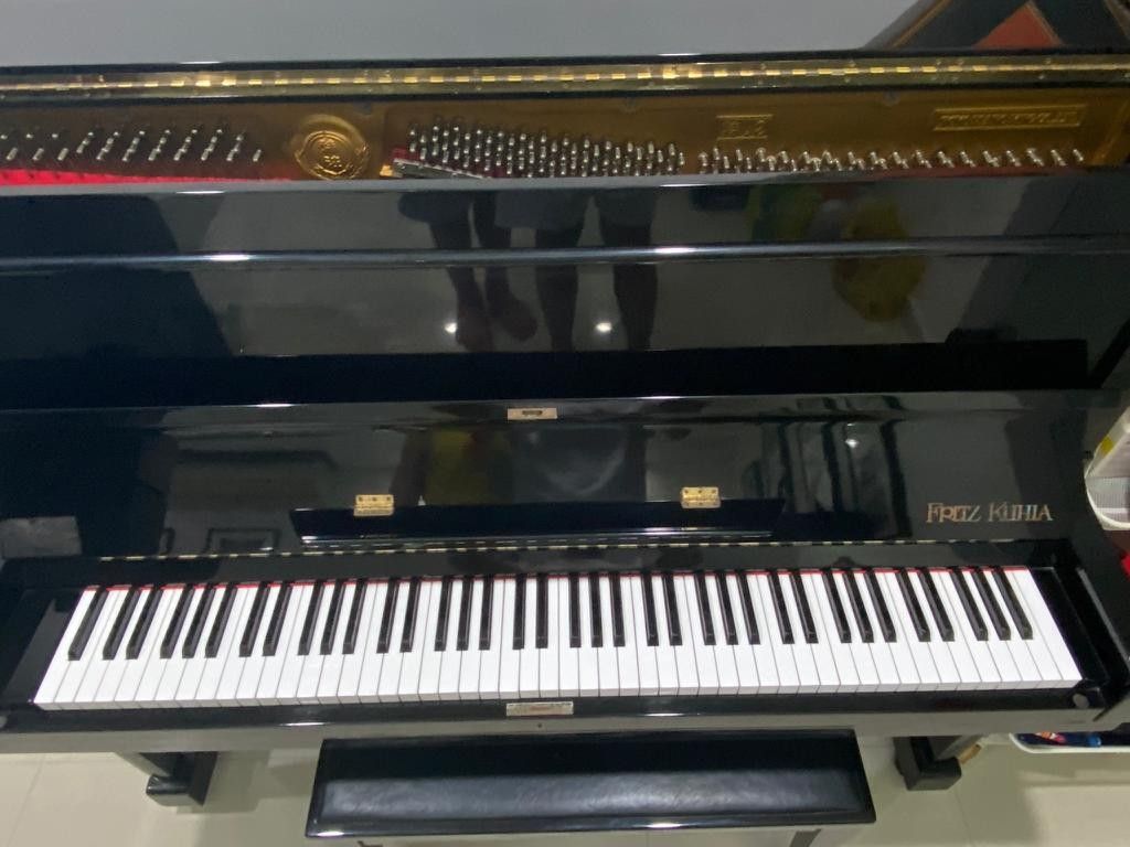 (Made in Japan) FRITZ KUHLA Upright Piano, Hobbies & Toys, Music ...