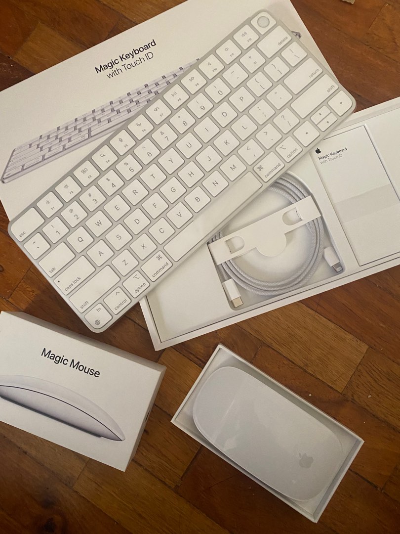 Magic Keyboard with Touch ID & Magic Mouse 2, Computers & Tech, Parts ...
