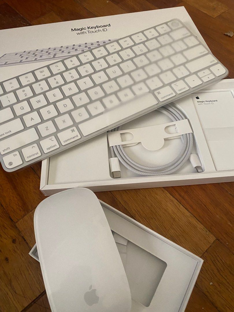 Magic Keyboard with Touch ID & Magic Mouse 2, Computers & Tech, Parts ...
