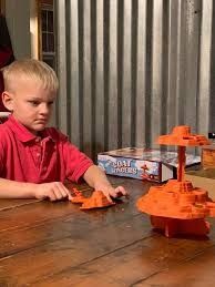 MATTEL Goat Slingers Kids Game with Cliff Tower & Launcher Goat ...