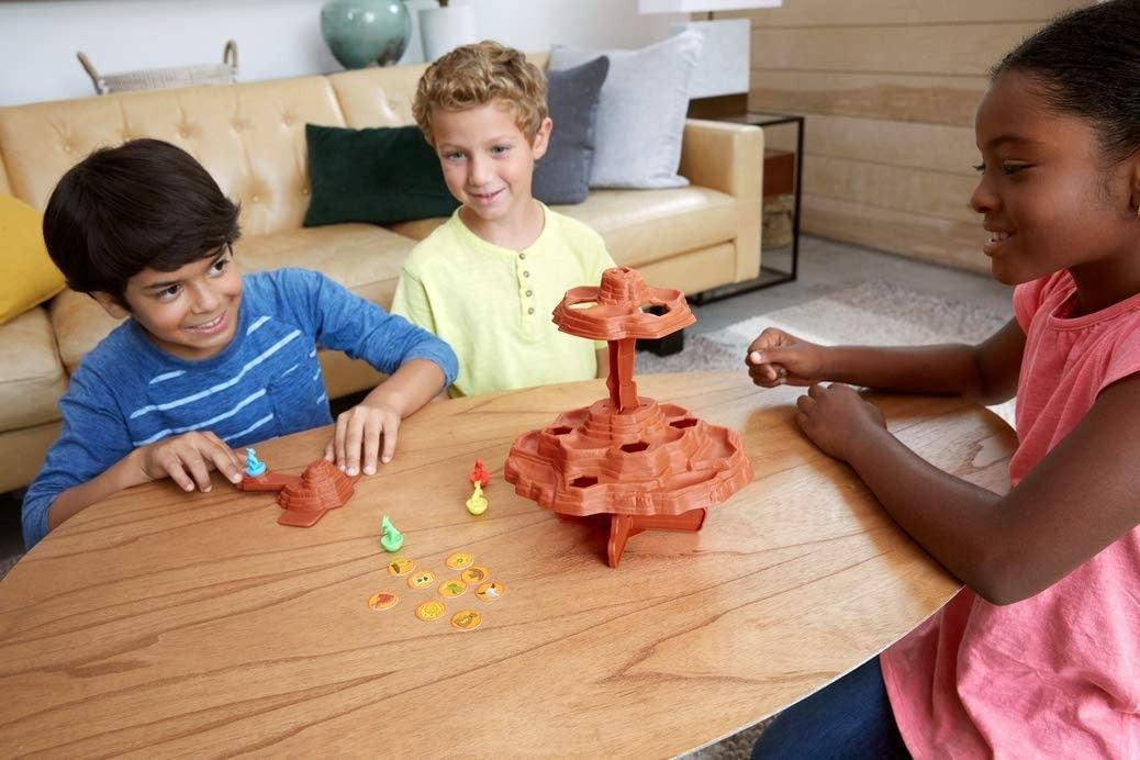MATTEL Goat Slingers Kids Game with Cliff Tower & Launcher Goat ...