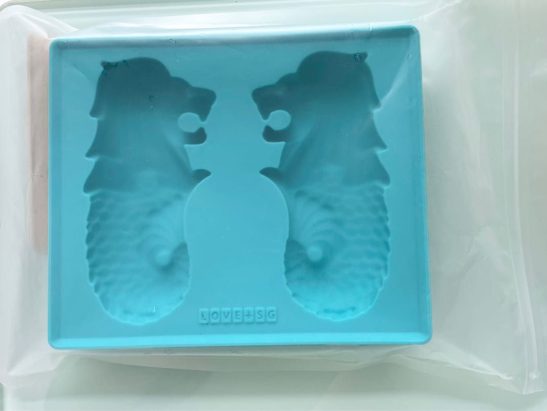 Merlion Ice Cream Molds DIY Love SG Singapore Souvenir with Ice Cream ...