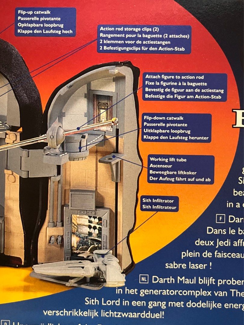 Micro Machines Star Wars Darth Maul/ Theed Generator Playset, 興趣及遊戲, 玩具 ...