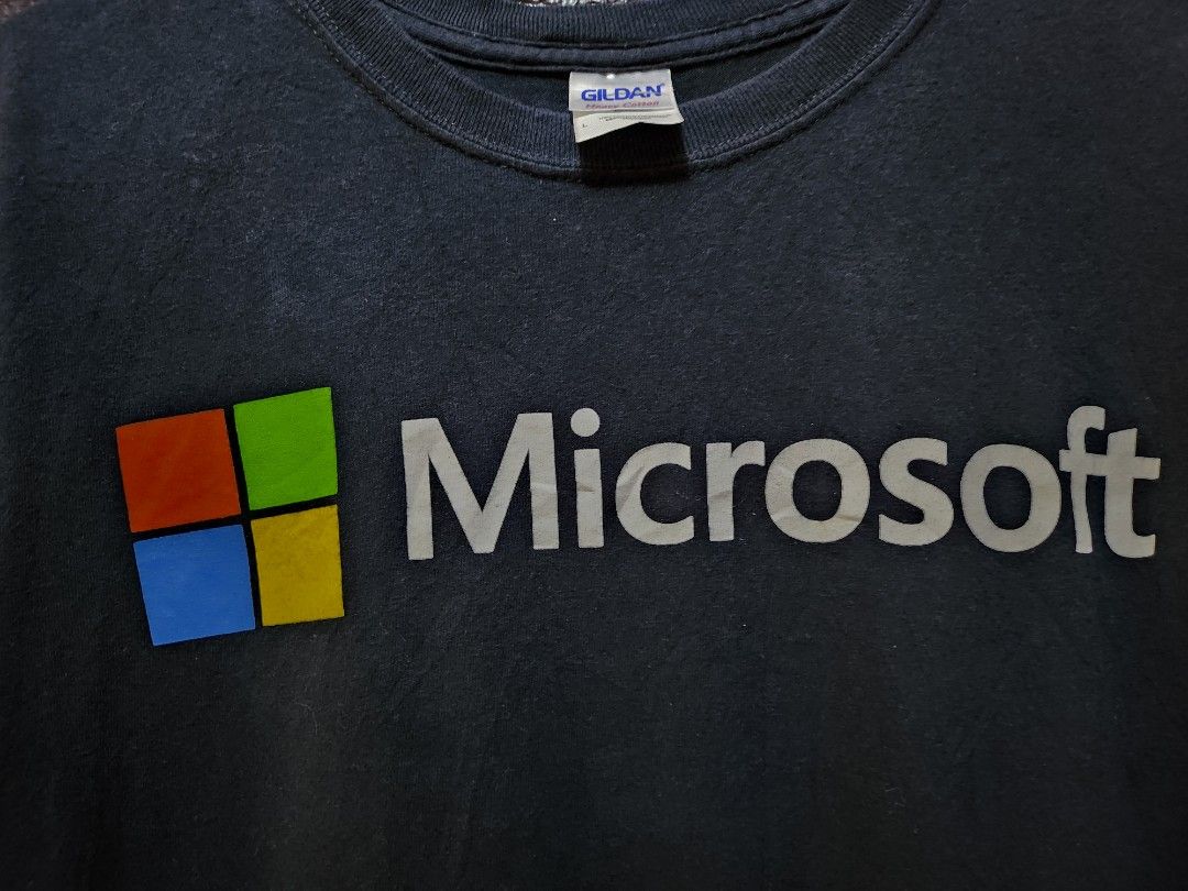 Microsoft Shirt, Men's Fashion, Tops & Sets, Tshirts & Polo Shirts on ...