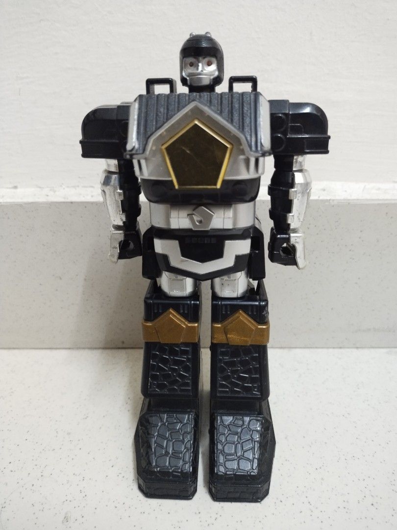 Mighty Morphin Power Rangers Deluxe Shogun Megazord Black Frog Zord ...