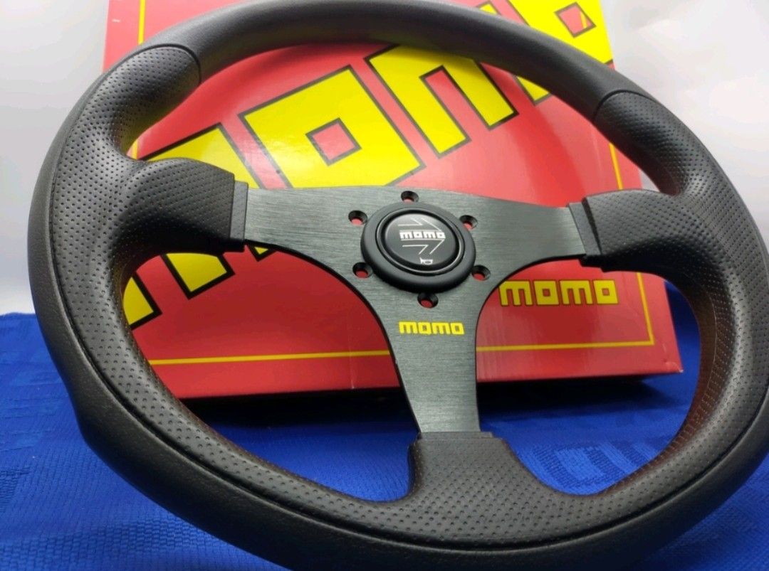 Momo Aftermarket Steering Wheel, Car Accessories, Accessories on Carousell