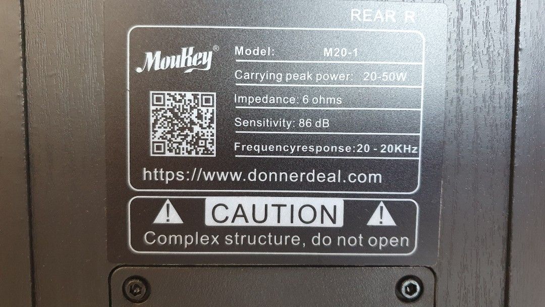 Moukey Speakers M20-1 Audiophile High Performance Passive Bookshelf ...