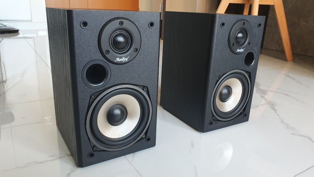 Moukey Speakers M20-1 Audiophile High Performance Passive Bookshelf ...