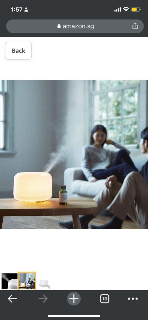 Muji Large Aroma Diffuser,White, Furniture & Home Living, Home ...