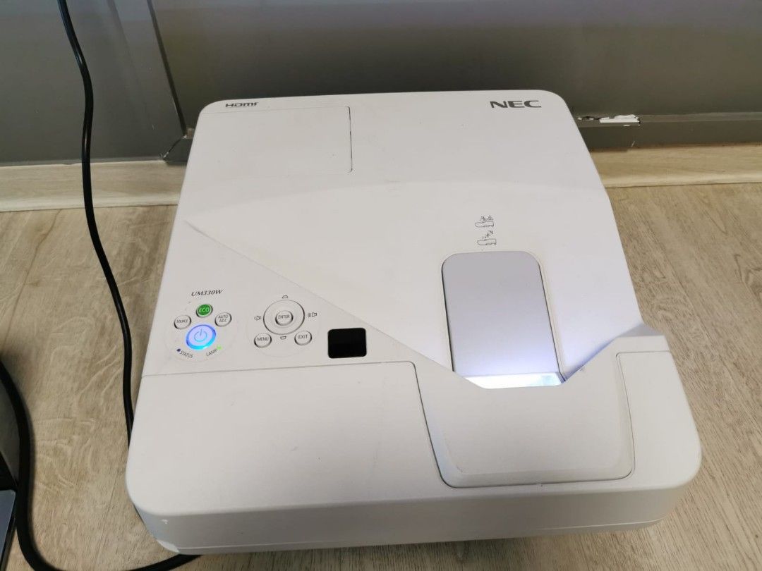 NEC UM330W Projector WXGA Ultra Short Throw (UST) Projector, TV & Home ...