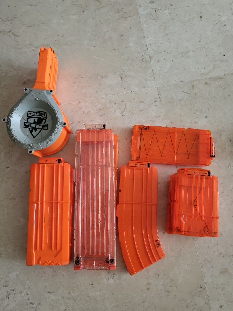 Nerf magazines, Hobbies & Toys, Toys & Games on Carousell
