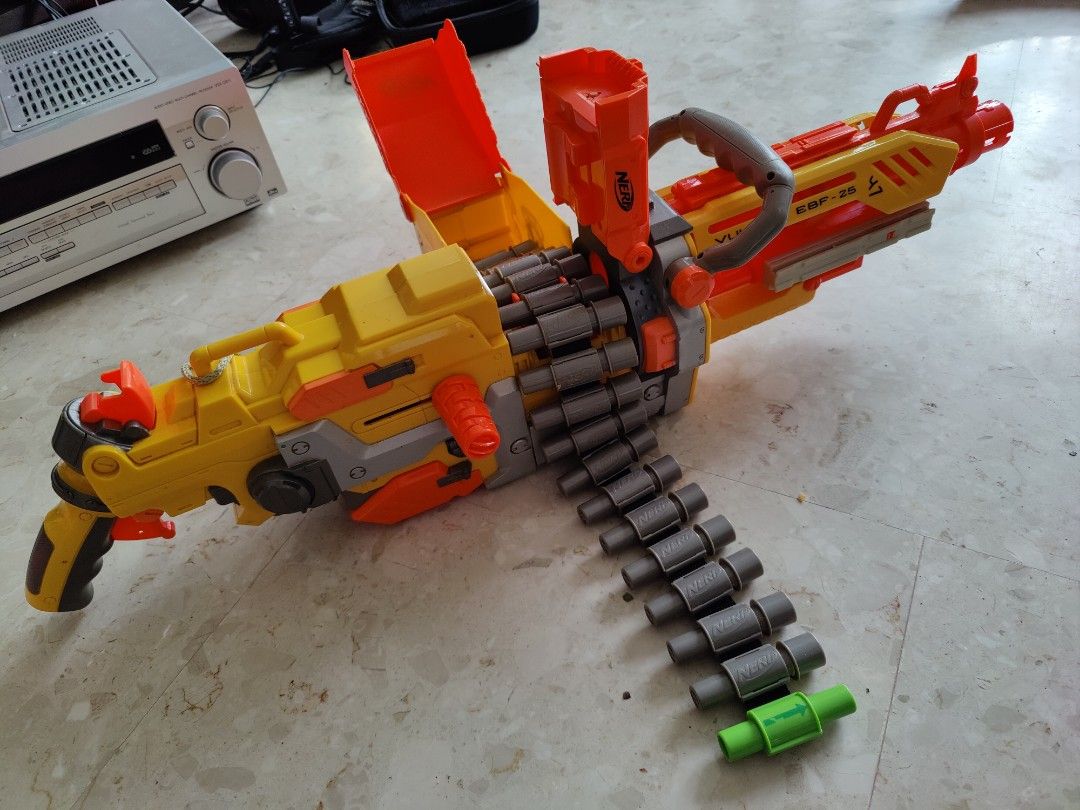 Nerf Vulcan gun (no stand), Hobbies & Toys, Toys & Games on Carousell
