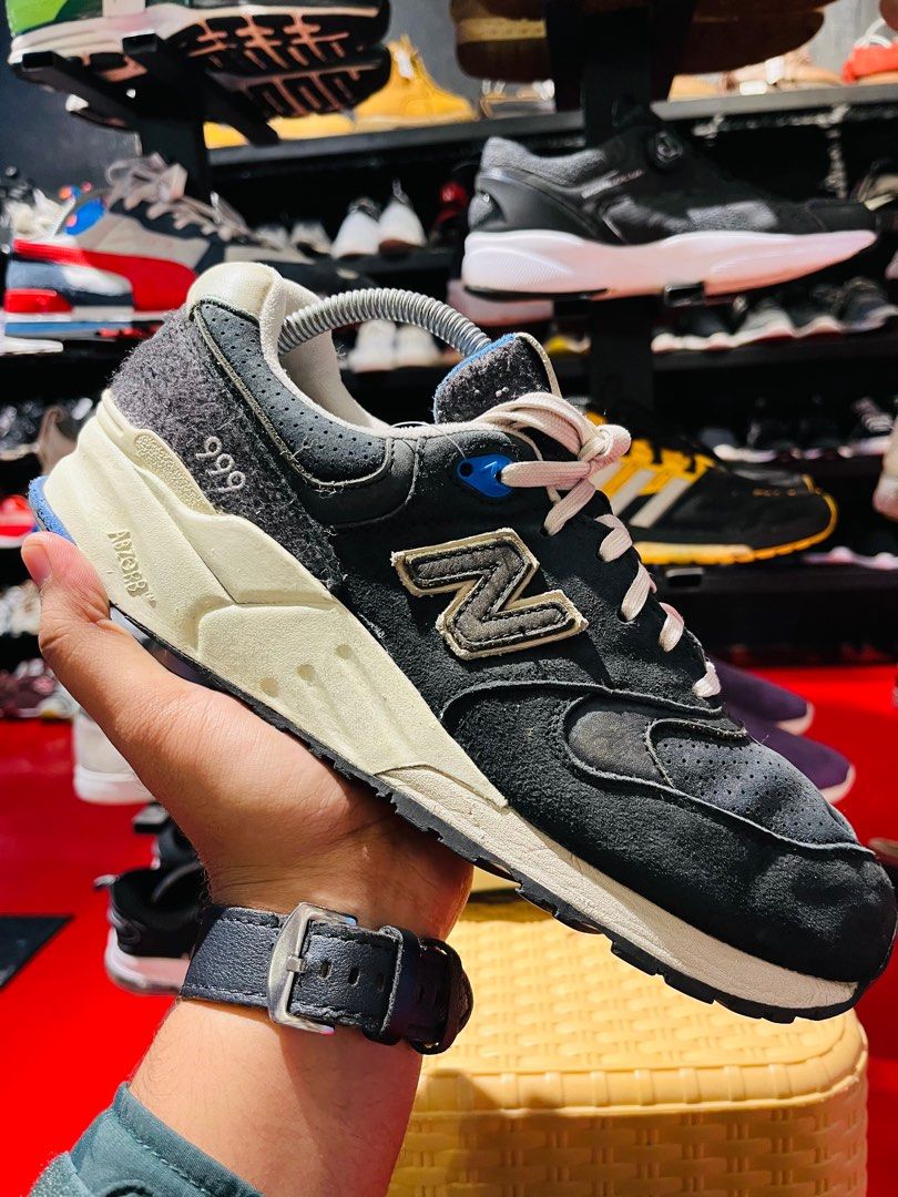 New Balance 999 Black, Men's Fashion, Footwear, Sneakers on Carousell