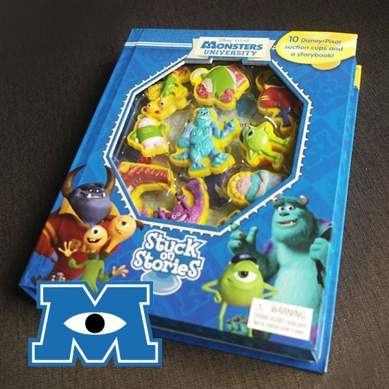 [NEW] DISNEY PIXAR Stuck-on Story Book with 10 Monsters University ...