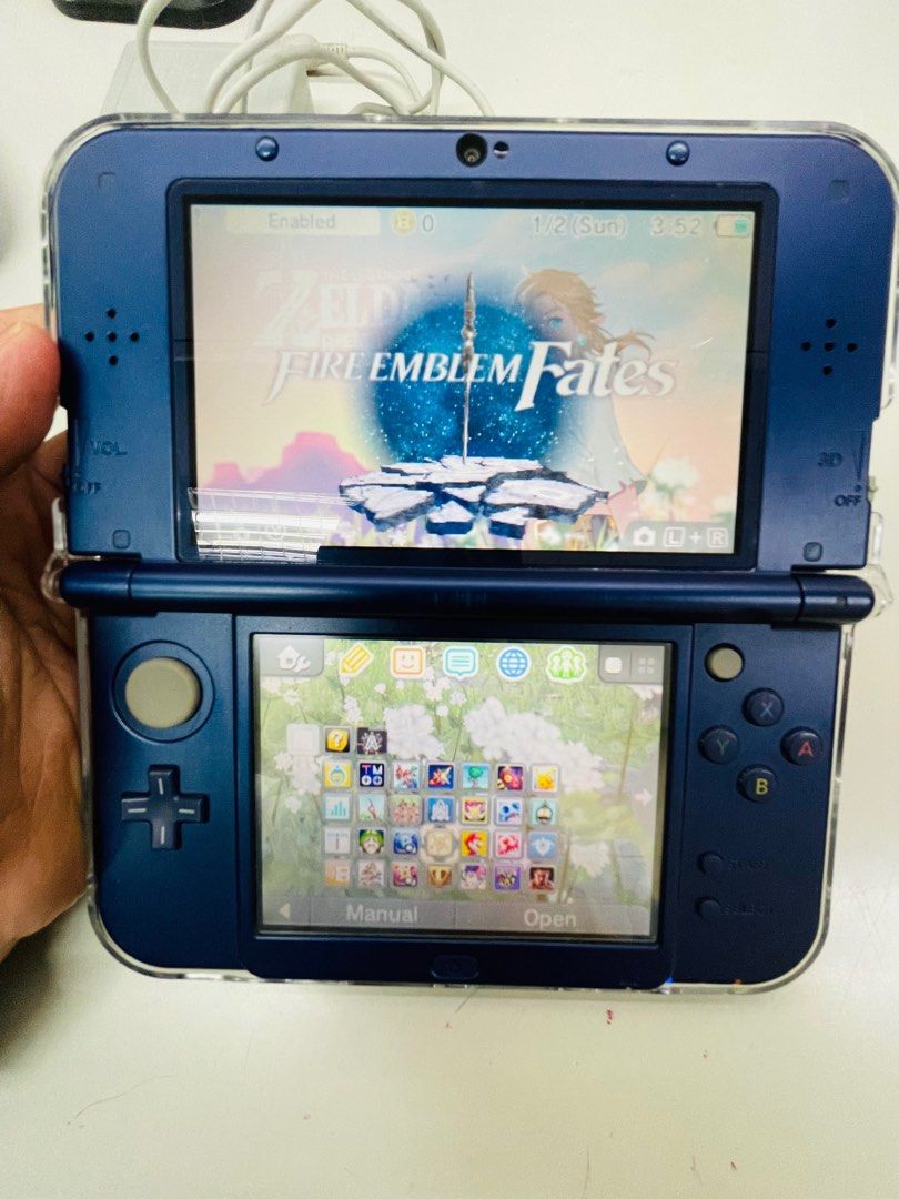 Nintendo New 3DS XL (Metallic Blue), Video Gaming, Video Game Consoles ...