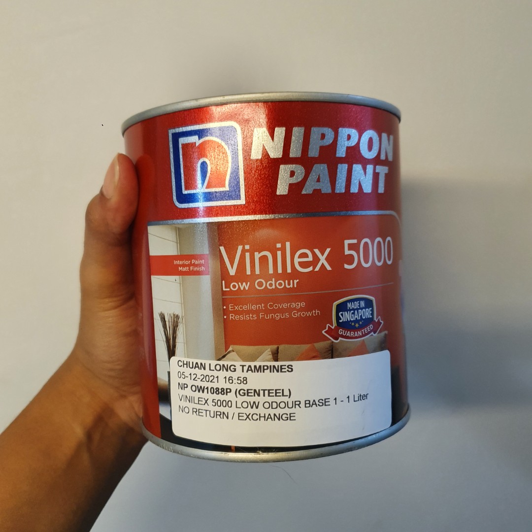 NIPPON PAINT Vinilex 5000 Genteel, Furniture & Home Living, Home ...