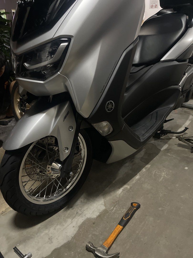 Nmax v2 spoke rim, Motorcycles, Motorcycle Accessories on Carousell