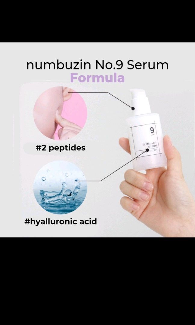 Numbuzin no.9 no.12 serums, Beauty & Personal Care, Face, Face Care on ...