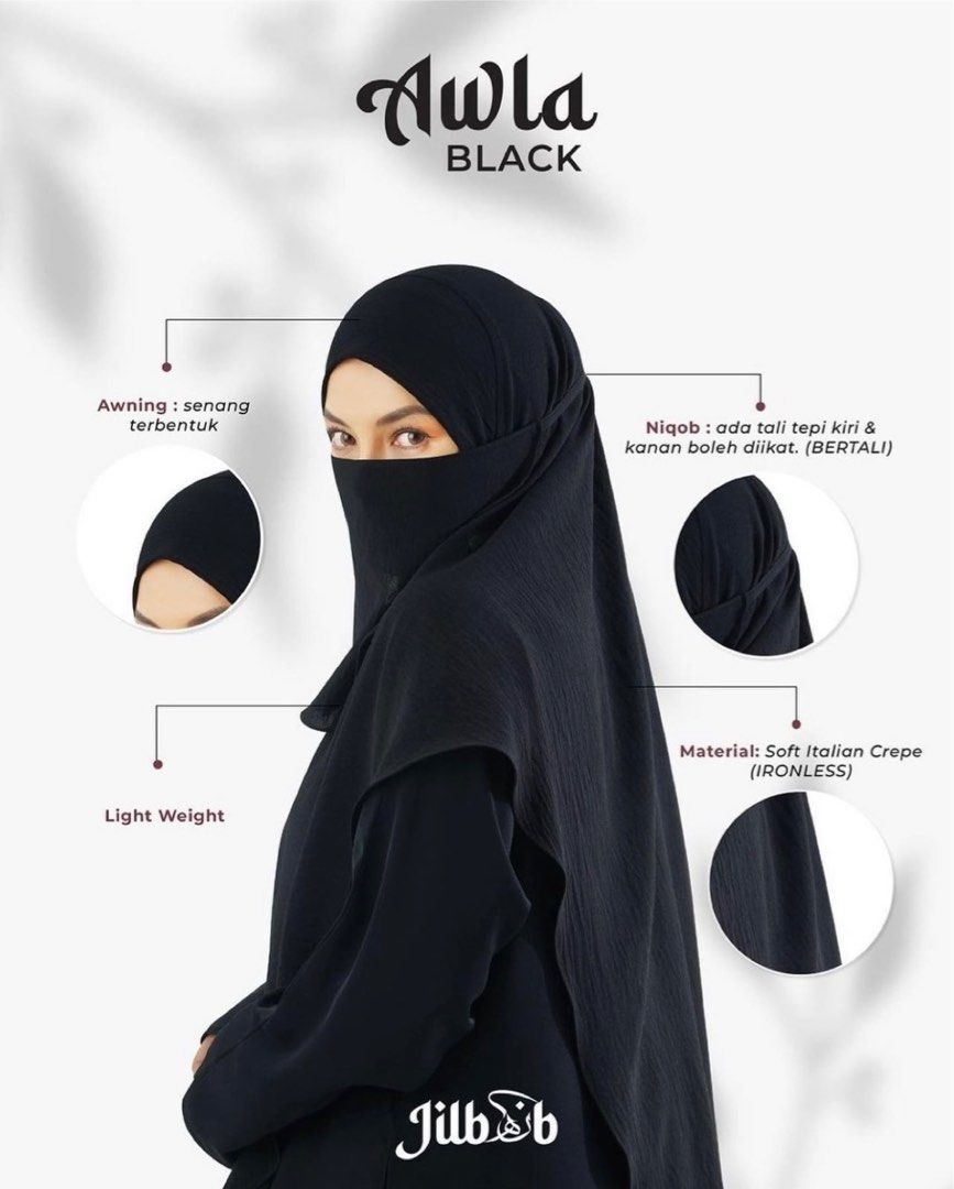 NunHa Jilba Awla Collection, Women's Fashion, Muslimah Fashion, Hijabs ...
