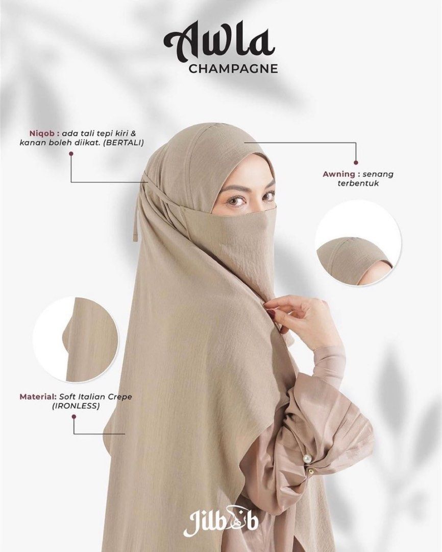 NunHa Jilba Awla Collection, Women's Fashion, Muslimah Fashion, Hijabs ...