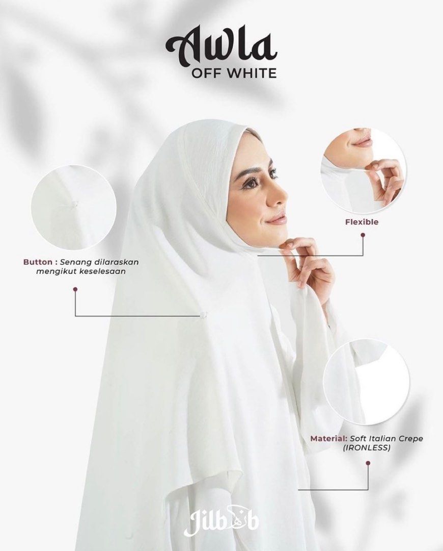 NunHa Jilba Awla Collection, Women's Fashion, Muslimah Fashion, Hijabs ...