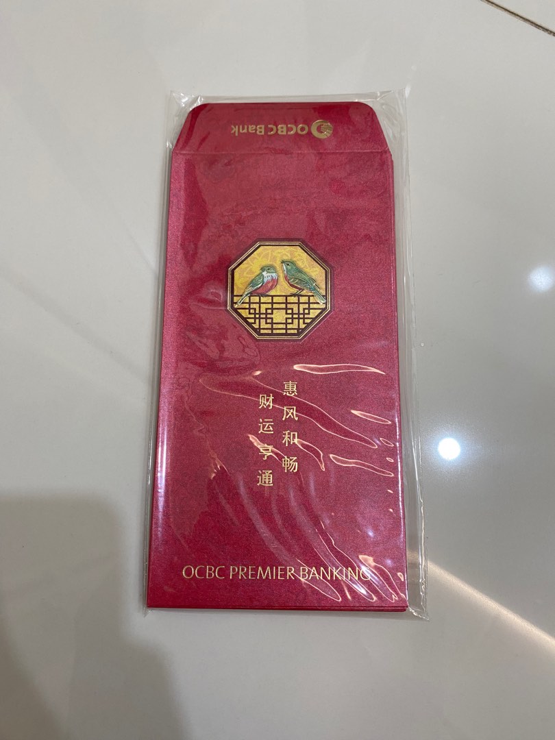 Ocbc premier bird red packets, Hobbies & Toys, Stationery & Craft, Art ...
