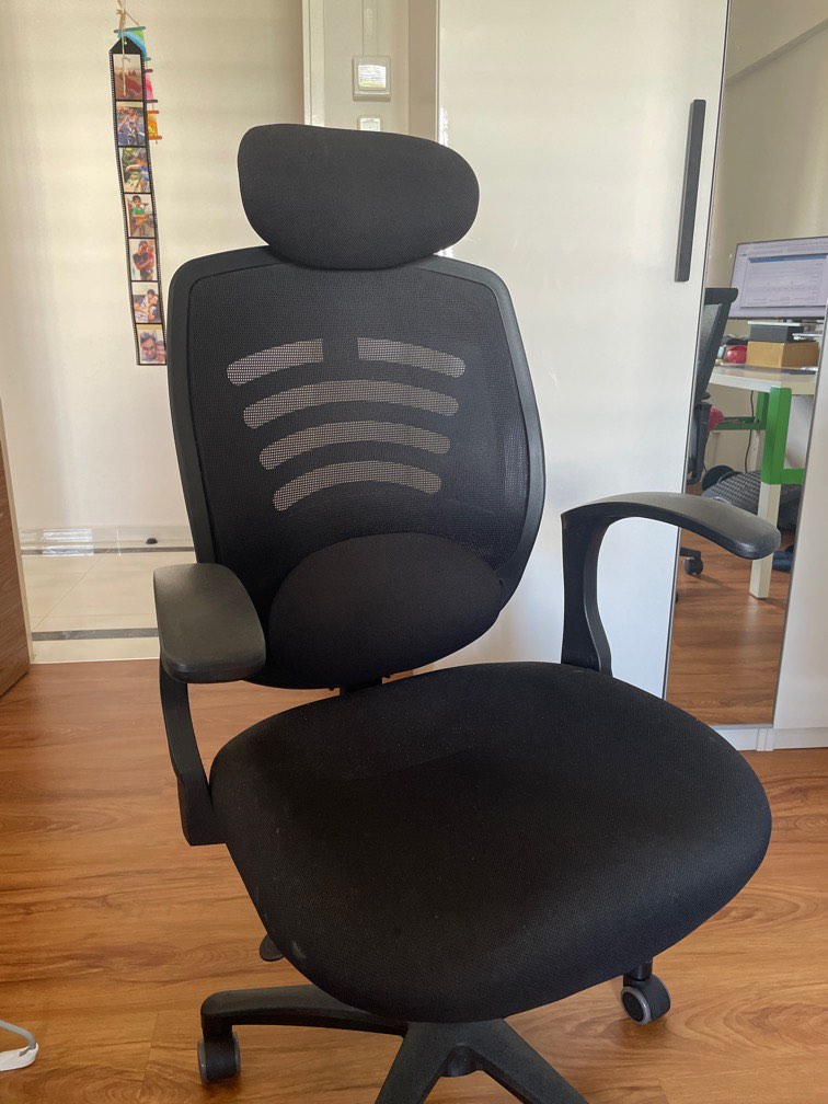 Korean brand Office chair, Furniture & Home Living, Furniture, Chairs ...