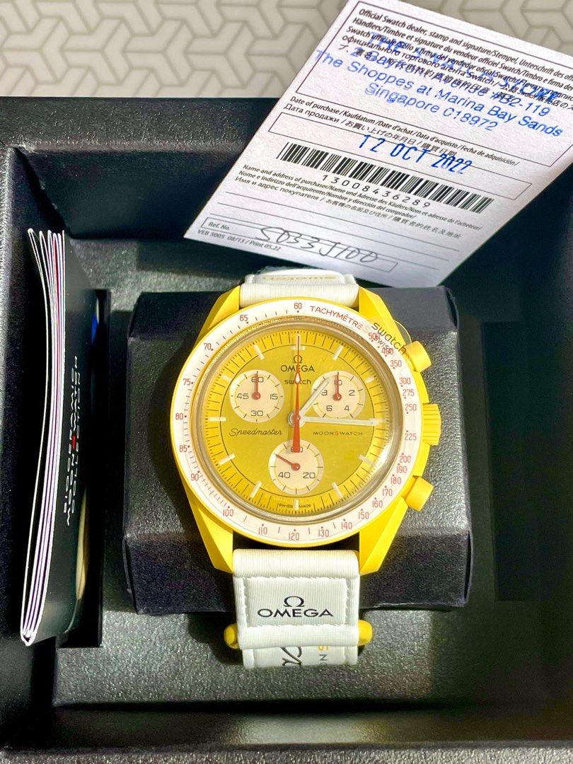 Omega x Swatch Moonswatch Mission to the Sun, Luxury, Watches on Carousell