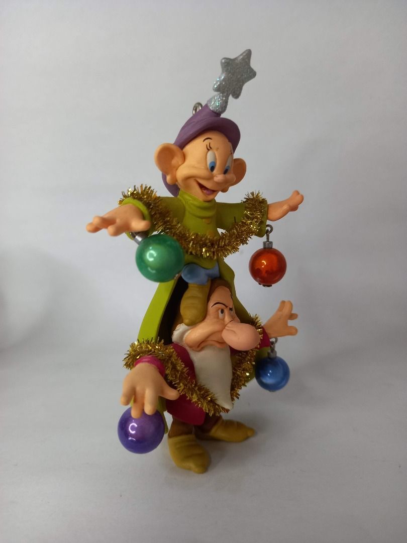 Original Hallmark Disney Snow White Dopey & Grumpy "A Very Merry ...