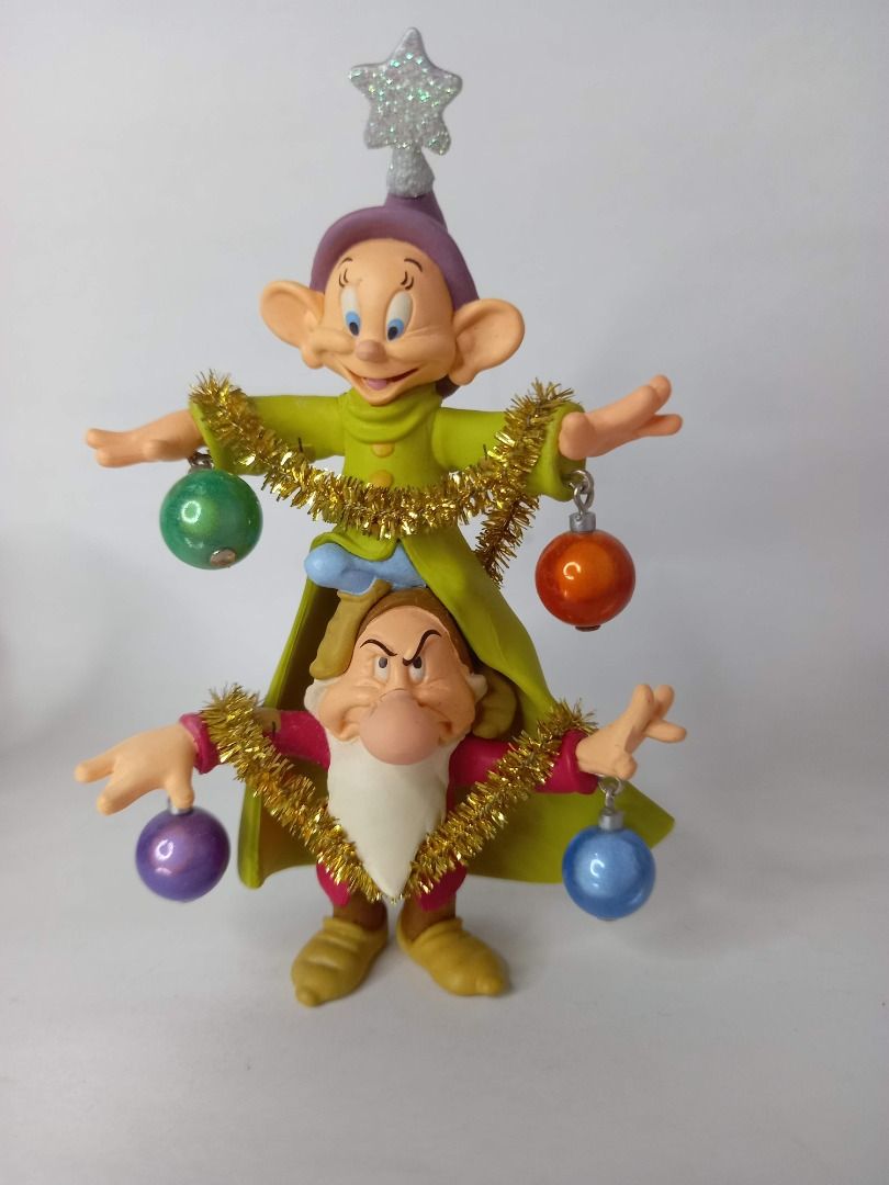 Original Hallmark Disney Snow White Dopey & Grumpy "A Very Merry ...
