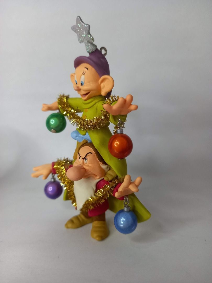 Original Hallmark Disney Snow White Dopey & Grumpy "A Very Merry ...