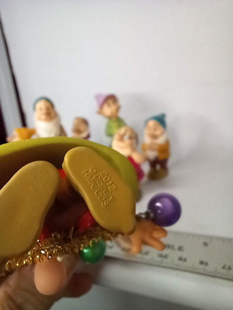 Original Hallmark Disney Snow White Dopey & Grumpy "A Very Merry ...