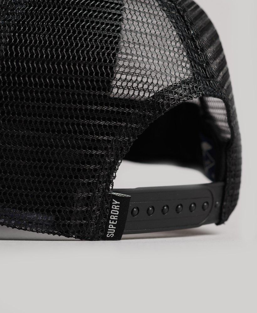Original Superdry Vintage Classic Graphic Trucker Cap Moto Surf & Skate Mesh Adjustable Hat ...