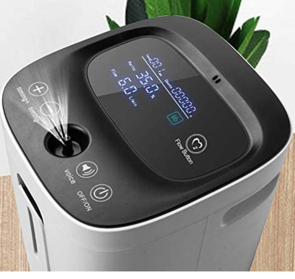 Finlon Portable Home Oxygen Concentrator Generator, Health & Nutrition ...