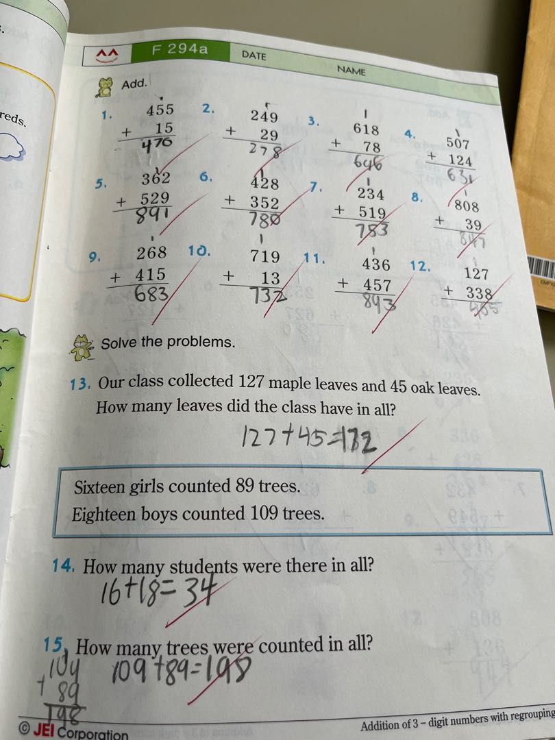 P1 Matrix Maths worksheets, Hobbies & Toys, Books & Magazines ...