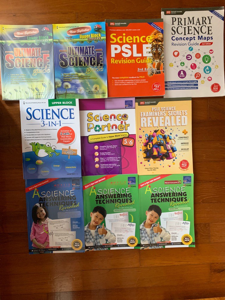 P3-6 Science PSLE Guide Books & Assessment Books (Mint Condition ...