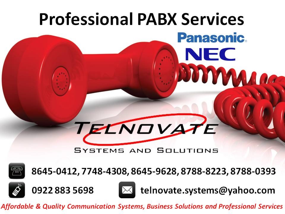 PABX Repair IP-PBX CCTV System Telephone Supply, Install Check-Up ...