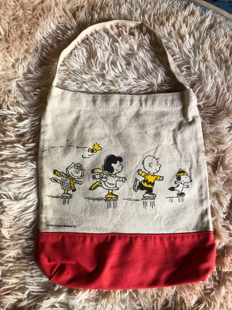 Peanuts Tote Bag, Women's Fashion, Bags & Wallets, Tote Bags on Carousell